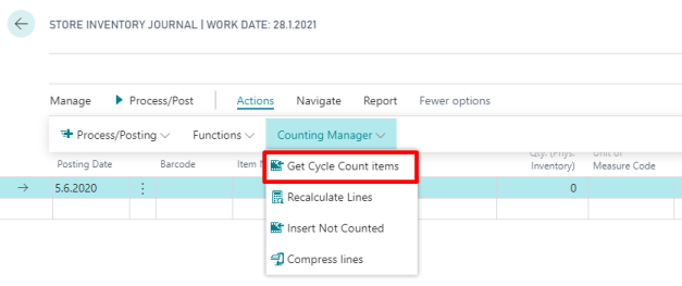 Examples of Inventory Processes With the Mobile Inventory App
