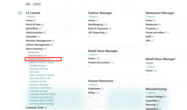 How to: Set Up and Use the Mobile Inventory Solution and InStore Management