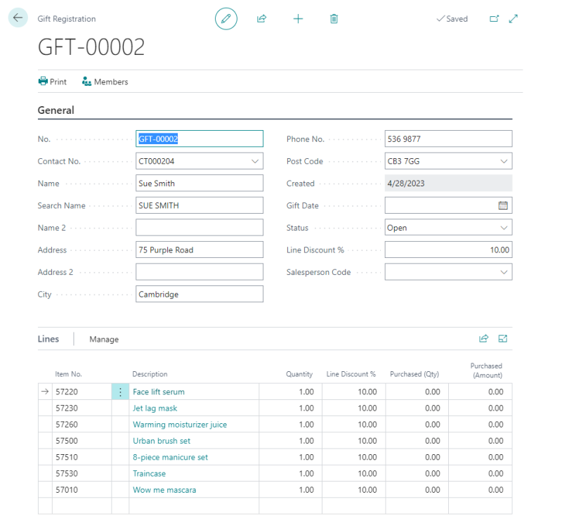 How to: Work With Gift Registration in POS