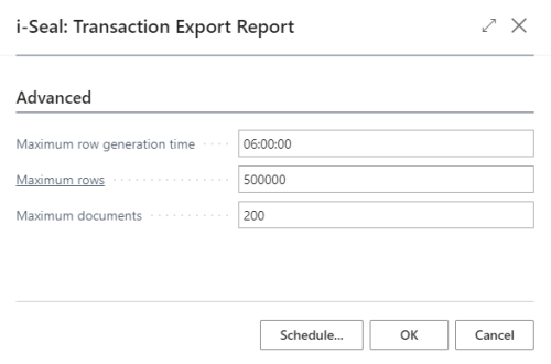 i-Seal Transaction Export Report