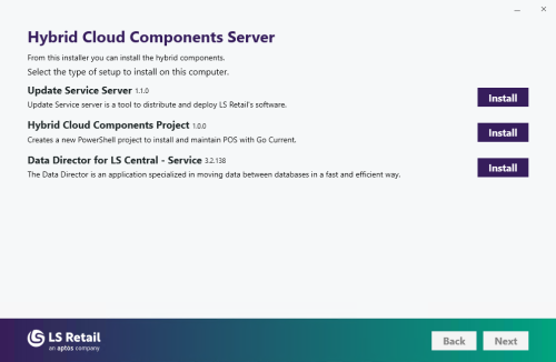 Step 3 - Run the HCS Installer on the Hybrid Component Server