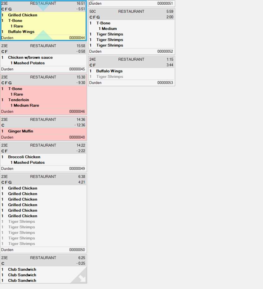 Expeditor Display Station - Example