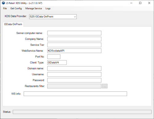 KDS S2S ODataV4 On-premises