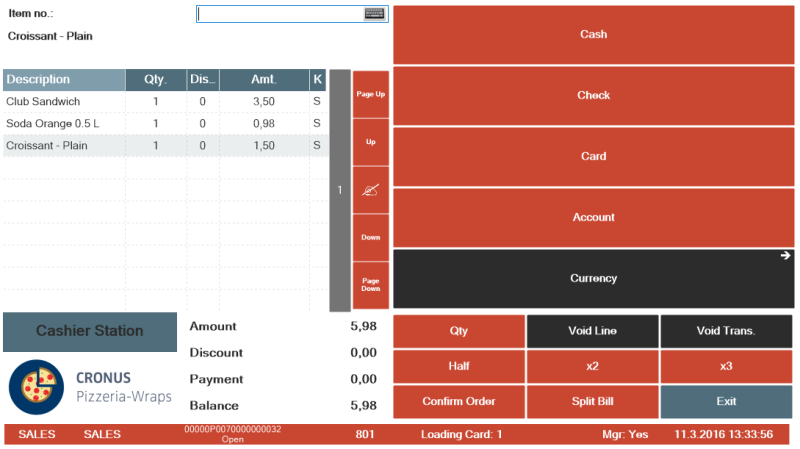 Example: Using Multiple Loading Cards