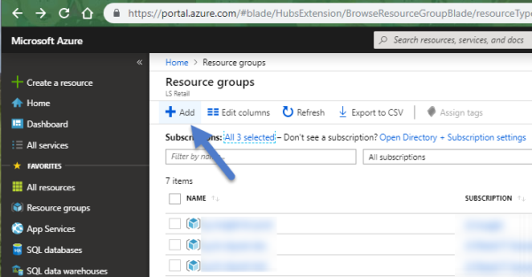 1 Create Subscriptions