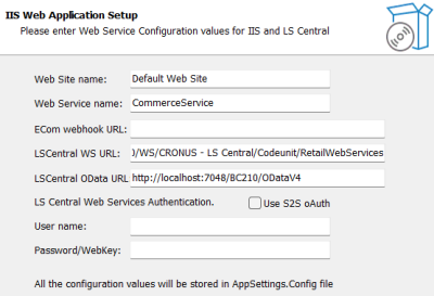 Install Commerce Service