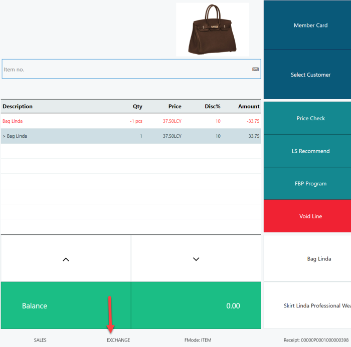 How to: Exchange Items