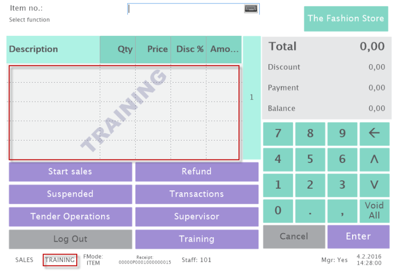 How to: Use Training Mode