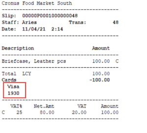 How to: Use EFT Card Type Handling in LS Central