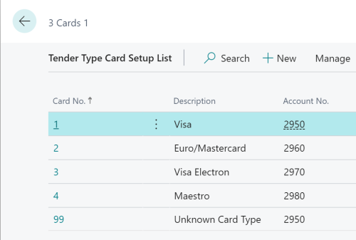 How to: Use EFT Card Type Handling in LS Central