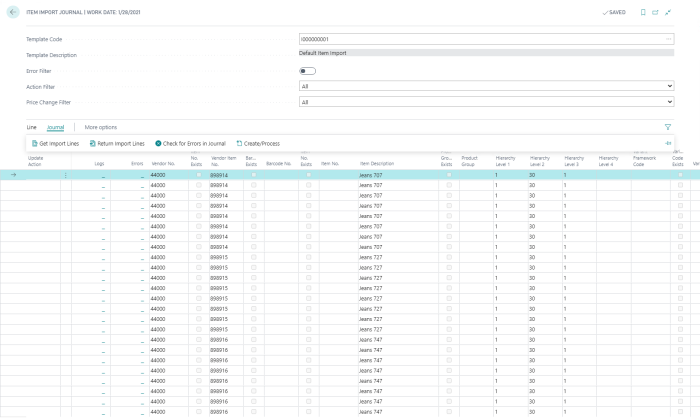 How to: Import Items into Retail Items