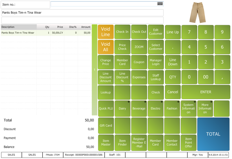 Example 3 - Selling on the POS Using Two Tender Type Offers