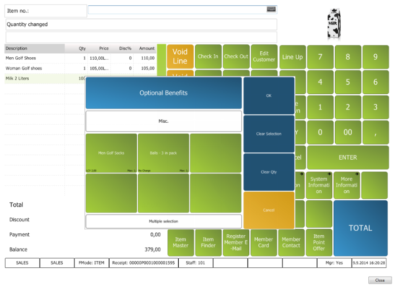 Example 2 - Total Discount Offer With Multiple Optional Benefits