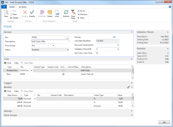 Total Discount Offer