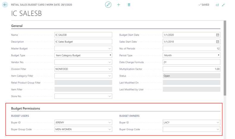 How to: Set Up Budget Permissions