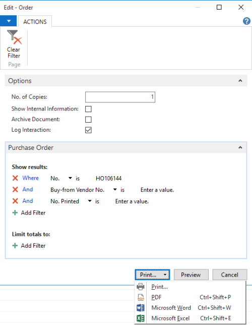 How to: Print or Send an Invoice for Purchase Orders & Purchase Return ...