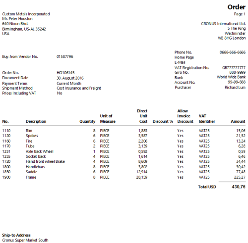 How to: Print or Send an Invoice for Purchase Orders & Purchase Return ...