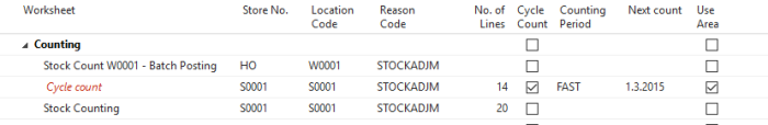 How to: Do Stock Counting in Store Inventory