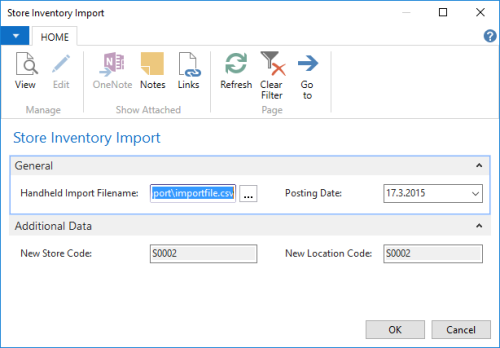 How to: Import a Text File from a Handheld Device