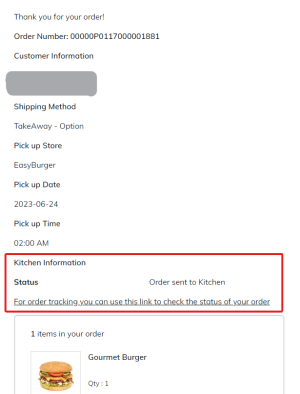 Hospitality General Order Flow