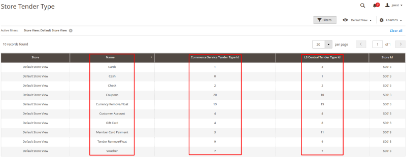 Tender Types Mapping