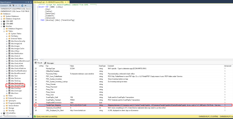 Tender Types Mapping