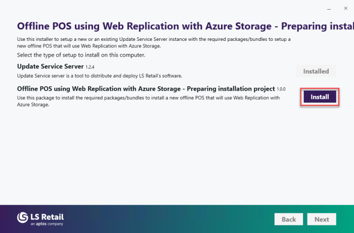 Step 2 – Running the Preparation Project