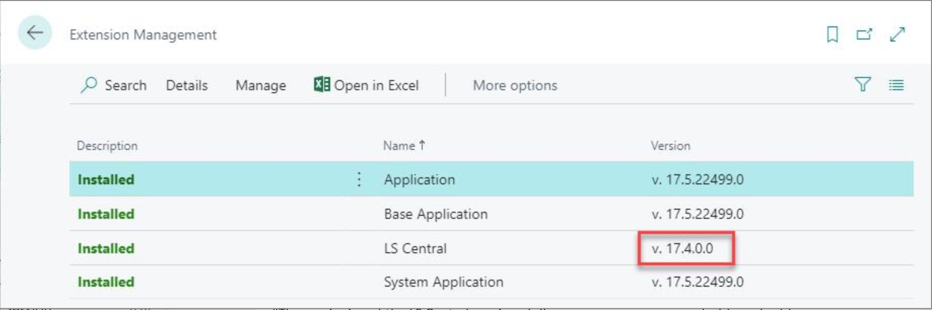 LS Central 17.5 Release Notes