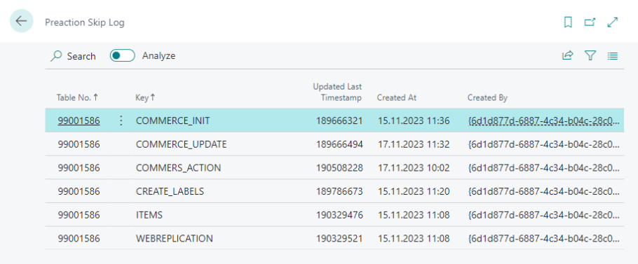 Change Tracking